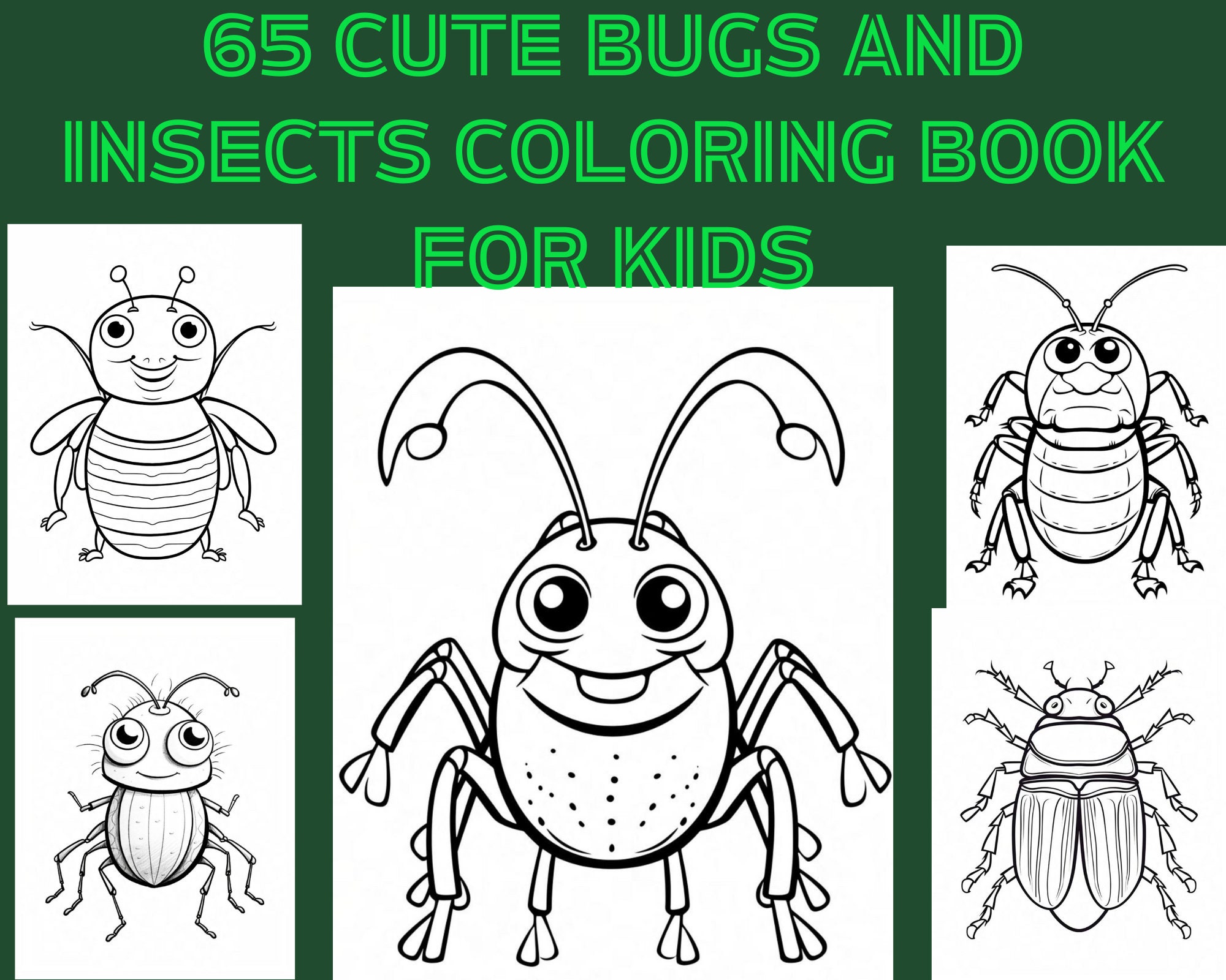 Preschool Coloring Pages Bugs