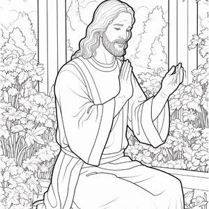 Bible Scene Coloring Pages: 50 Religious Designs (digital Download) - Etsy