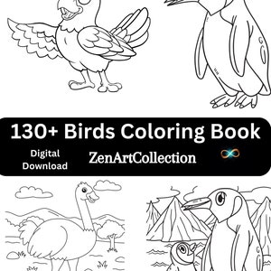 130 Birds Coloring Pages for Adults and Kids Printable Coloring Pages ...
