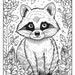 Wild Animals Coloring Pages: 50 Kids Printable Designs (digital ...