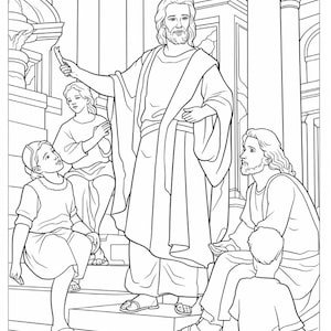 Bible Scene Coloring Pages: 50 Religious Designs (digital Download) - Etsy