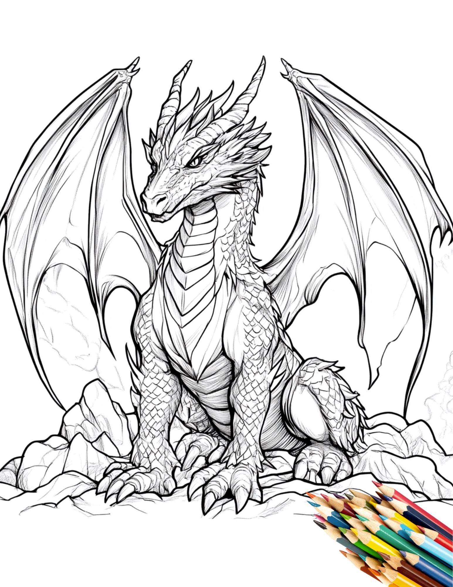 60 Printable Dragon Coloring Pages,adults Printable Coloring Pages ...
