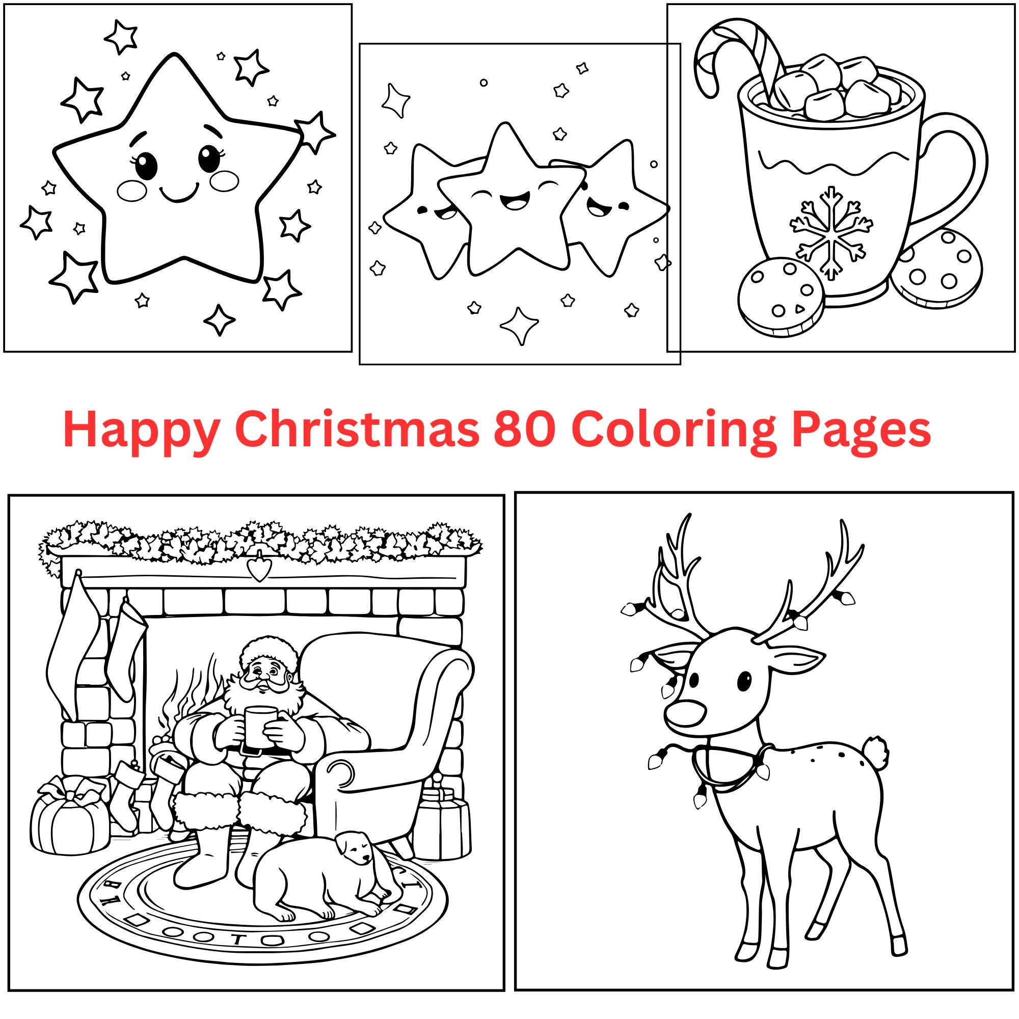 Happy Christmas Coloring Pages for Children ,coloring Pages,christmas ...