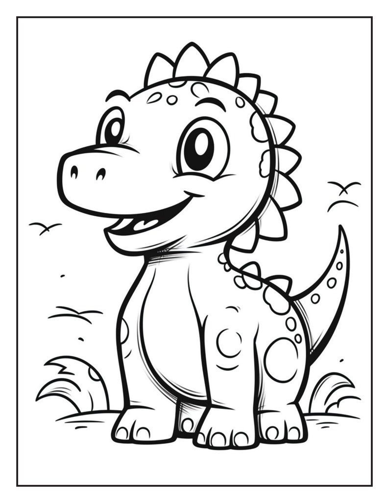 50 Cute Baby Dinosaurus Coloring Pages,kids Printable Coloring Pages ...
