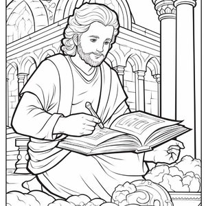 Bible Scene Coloring Pages: 50 Religious Designs (digital Download) - Etsy
