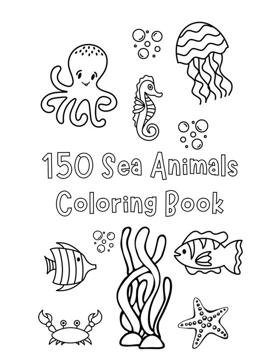 Coloriages Animaux Marins Imprimables Coloriage D'animaux Marins