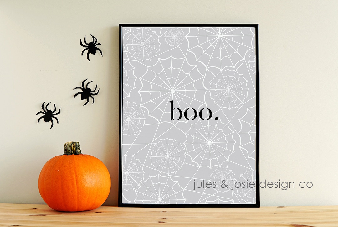 Boo Print Boo. Halloween Printable Halloween Print Boo - Etsy