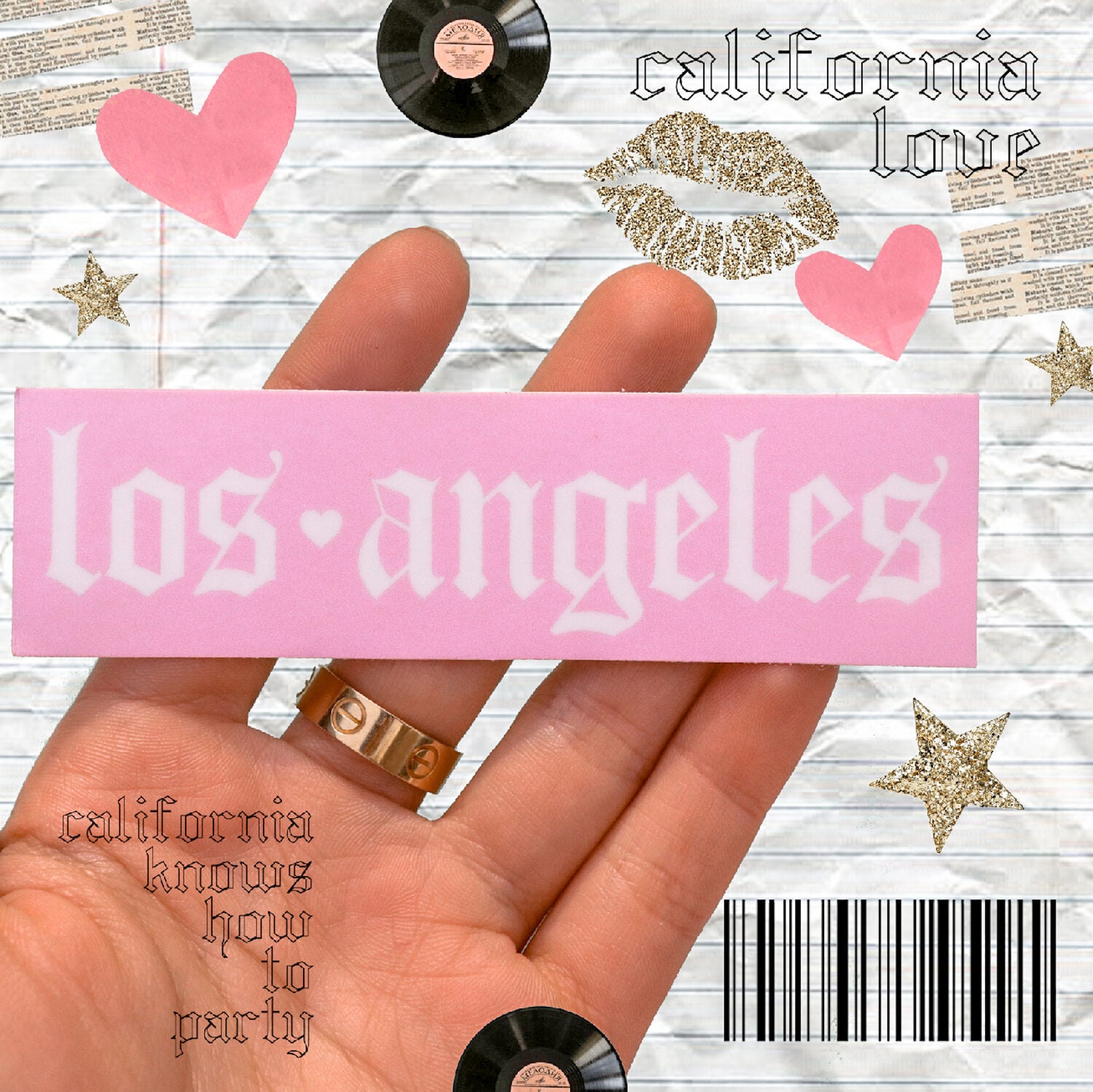 Los Angeles Sticker - Etsy