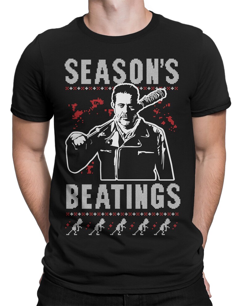 Season's Beatings Walking Dead Zombie Holiday Spirit - Etsy
