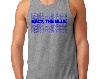 Thin Blue Line Font - Etsy