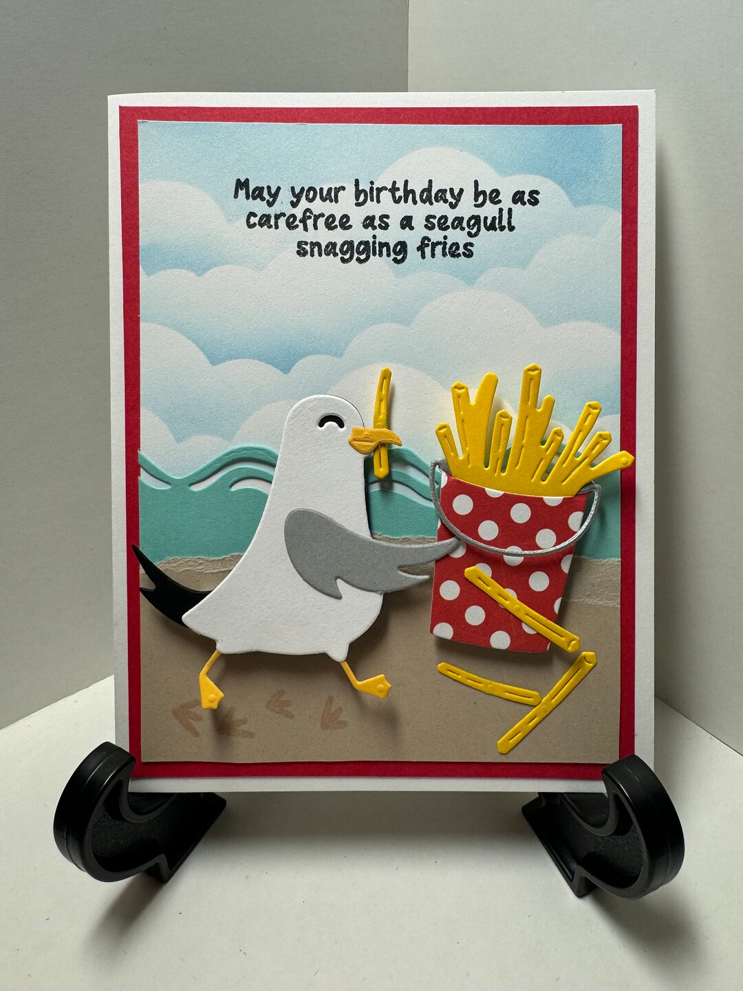 Seagull Birthday Card - Etsy
