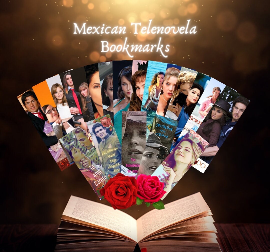 Mexican Telenovela Laminated Bookmarks With Clear Sleeve and Colored ...