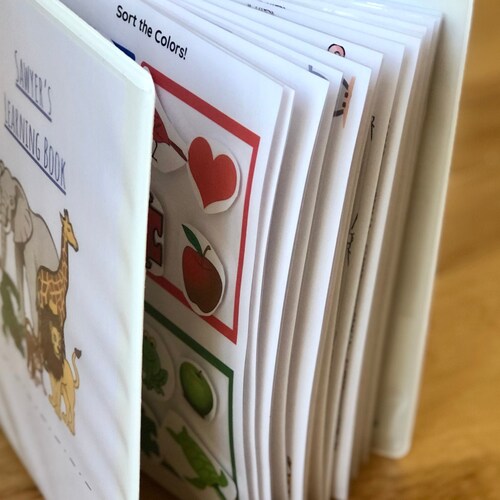 Toddler Learning Binder Preschool Printable Busy Book - Etsy