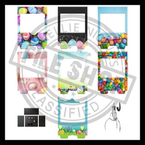 Claw Vending Machine DIY, Easter Basket, Templates, 3D Vending, Canva ...