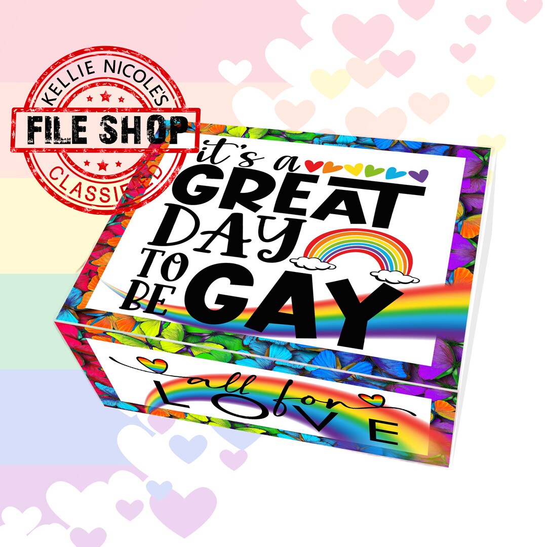 Pride Valentine Box, Valentine's Day, Gay, Love, LBGT - Etsy