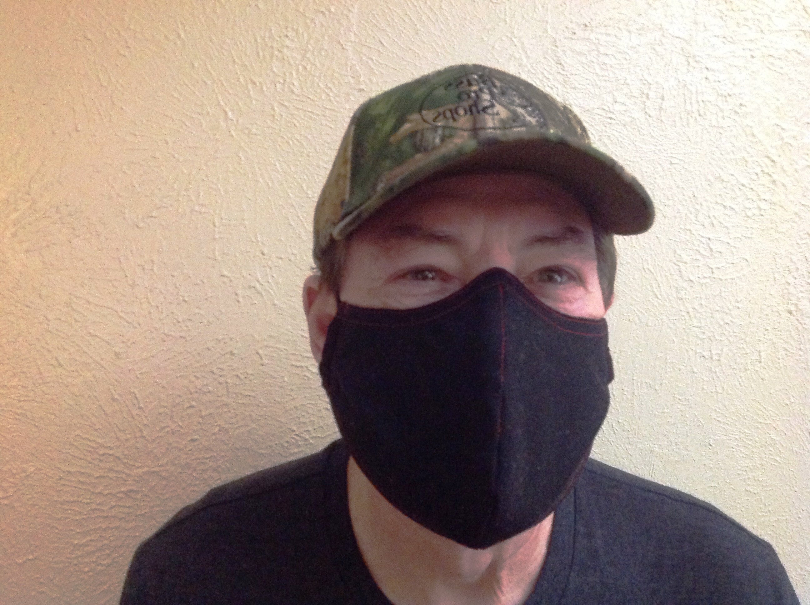 The Black/red Thread/fashionable Protective Face Mask/100% Washable ...