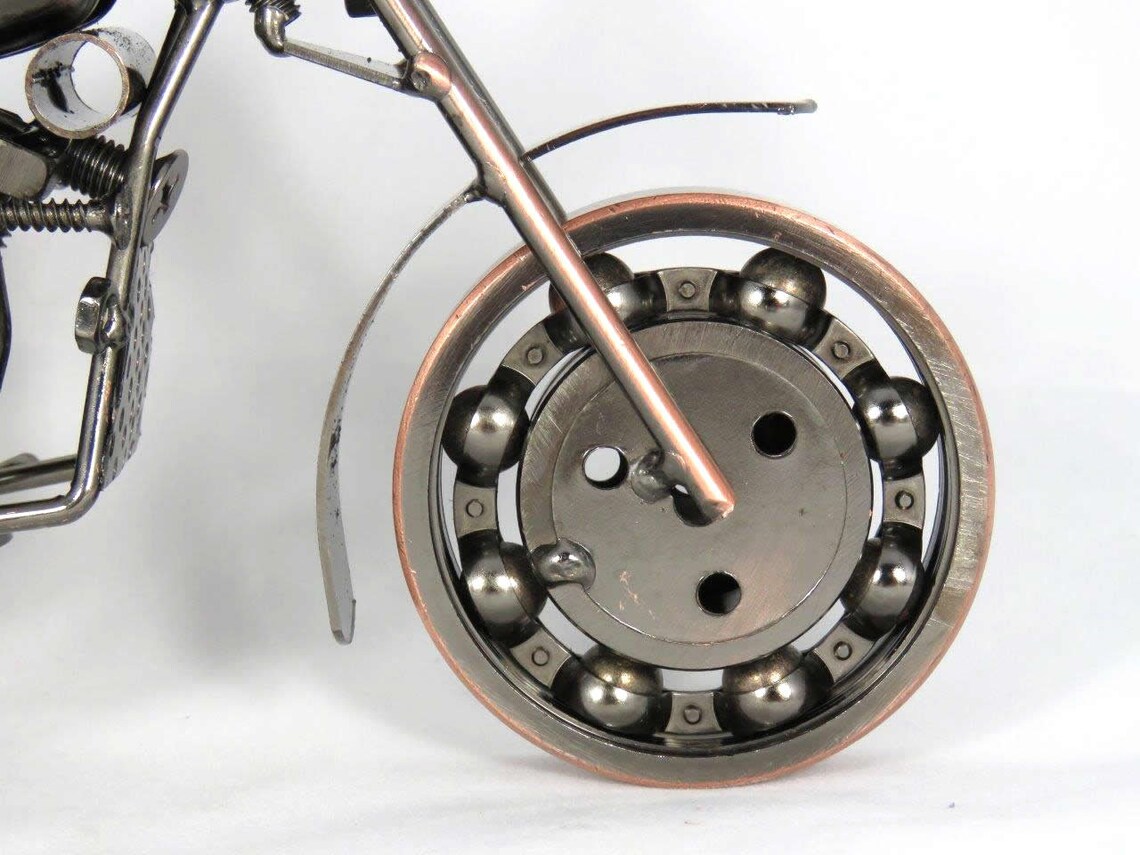 Model Motorcycle Chopper Metal Motorcycle Collectible Handmade Iron ...