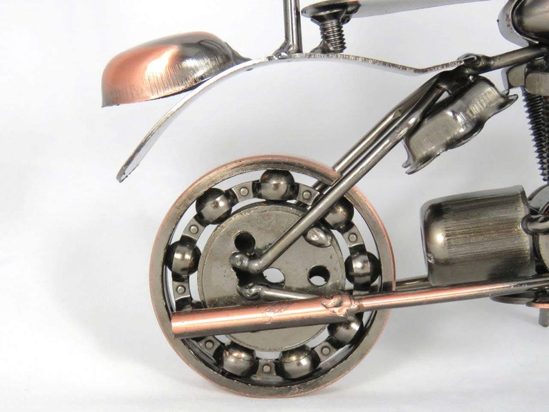 Model Motorcycle Chopper Metal Motorcycle Collectible Handmade Iron ...