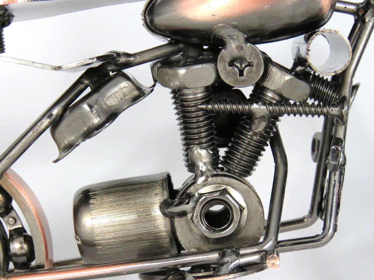 Model Motorcycle Chopper Metal Motorcycle Collectible Handmade Iron ...