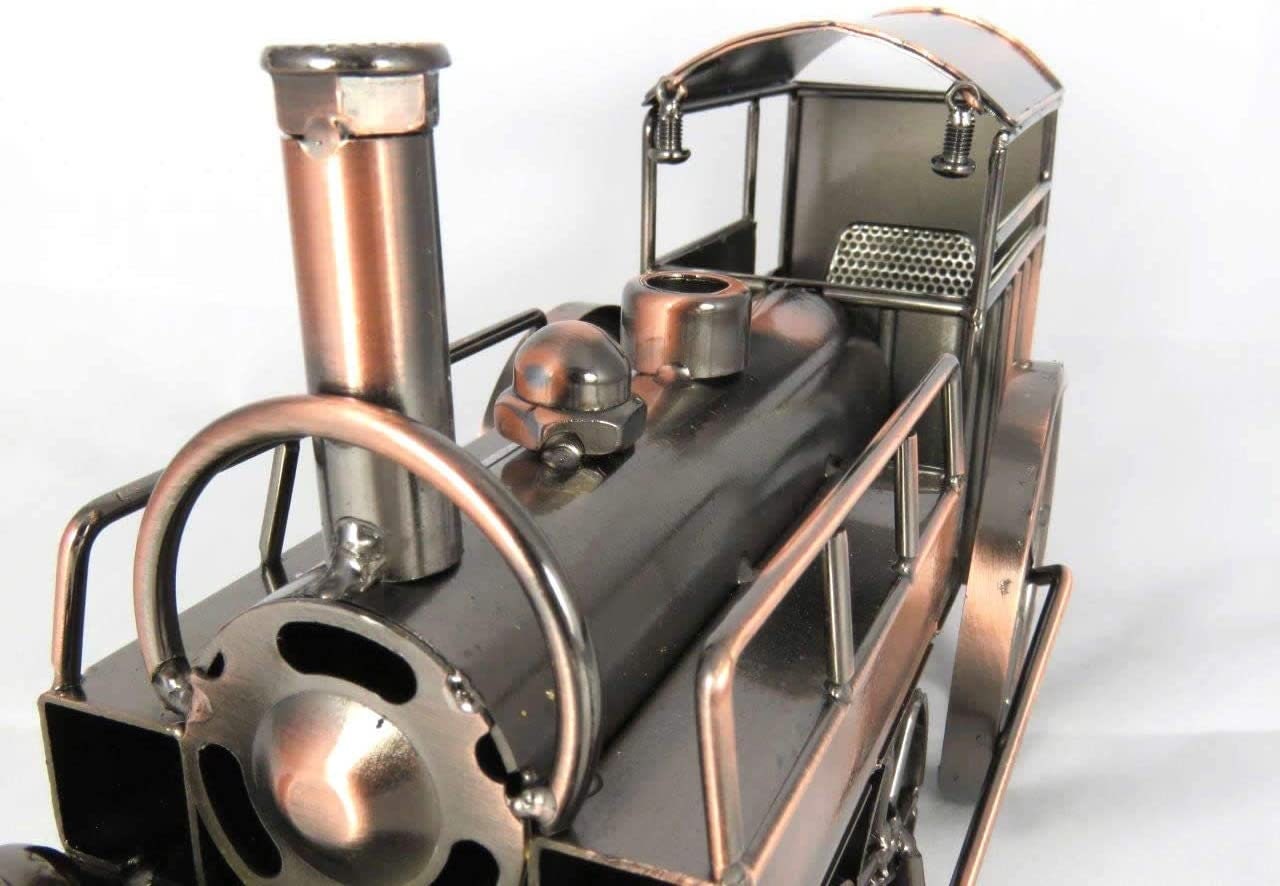 Model Railway Metal Locomotie Collector's Item Handmade Iron Sculpture ...