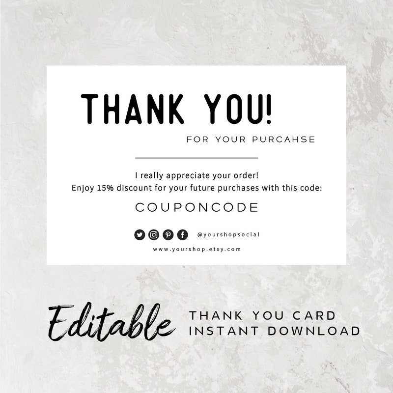 Coupon Code - Etsy