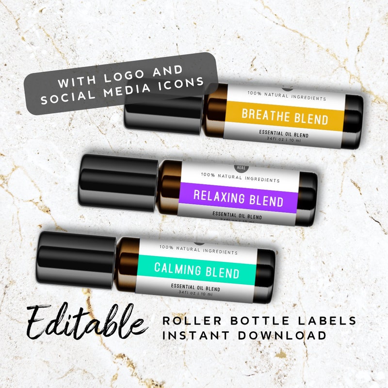 Young Living Labels - Etsy