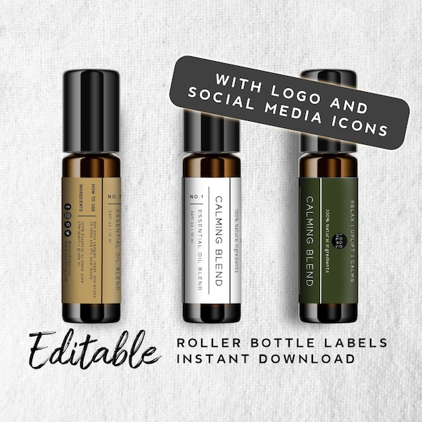 Young Living Labels - Etsy