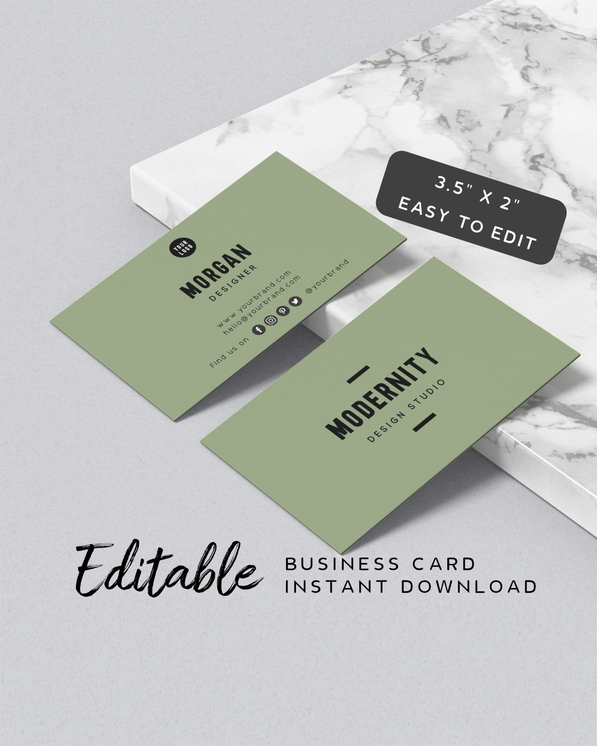 Download Template Business Card