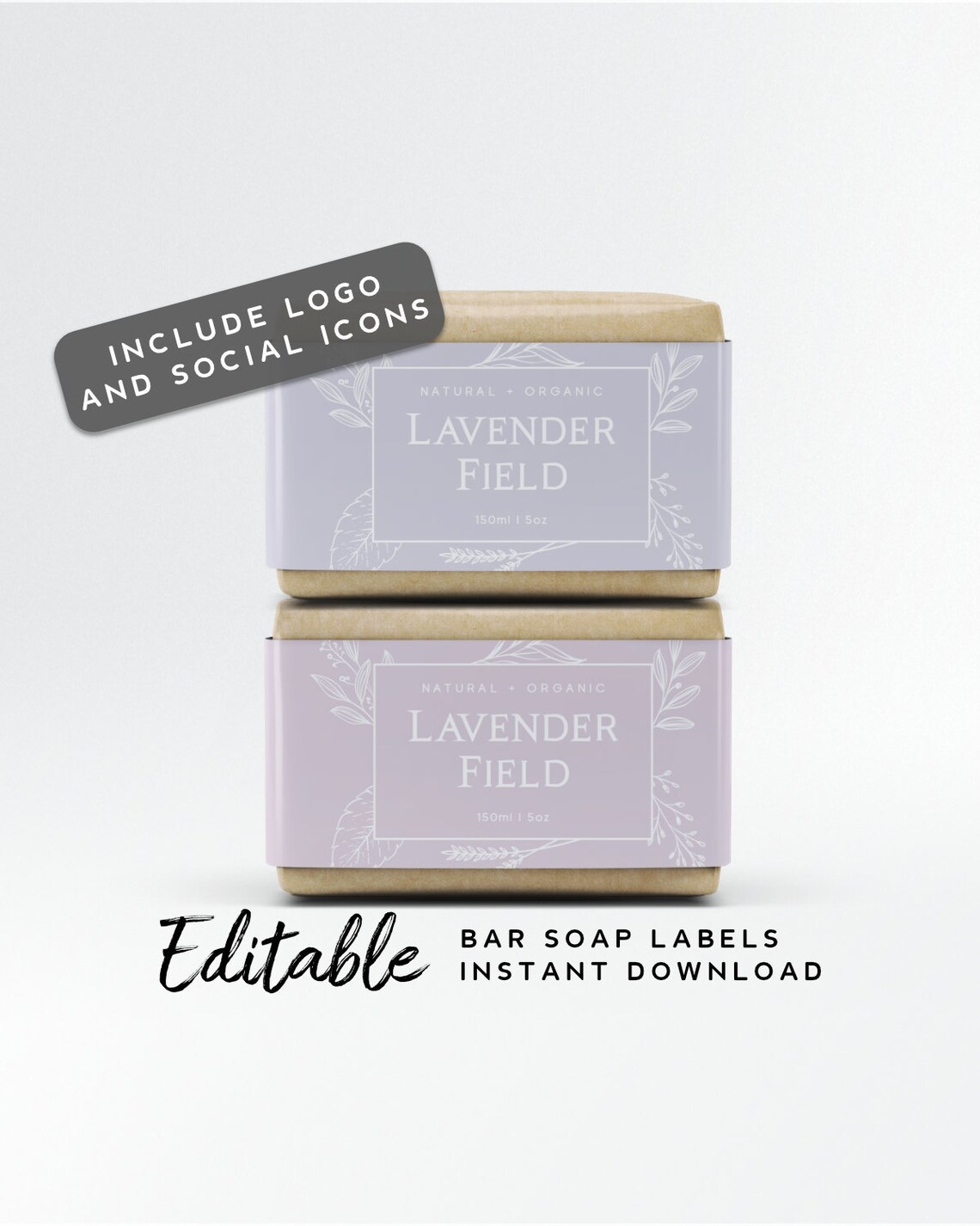 DIY Packaging Label Soap Label Product Label Template - Etsy