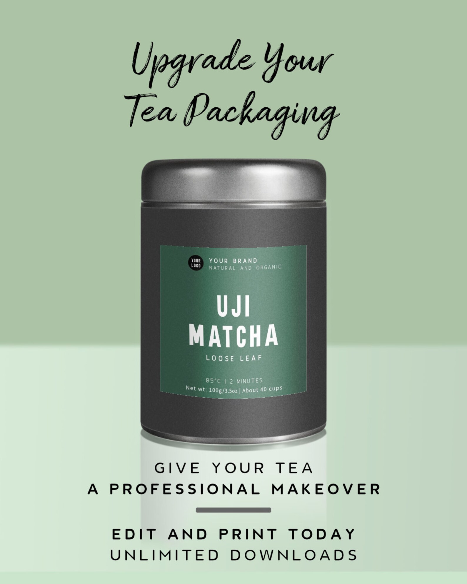 DIY Product Label Design Modern Label Template Instant - Etsy