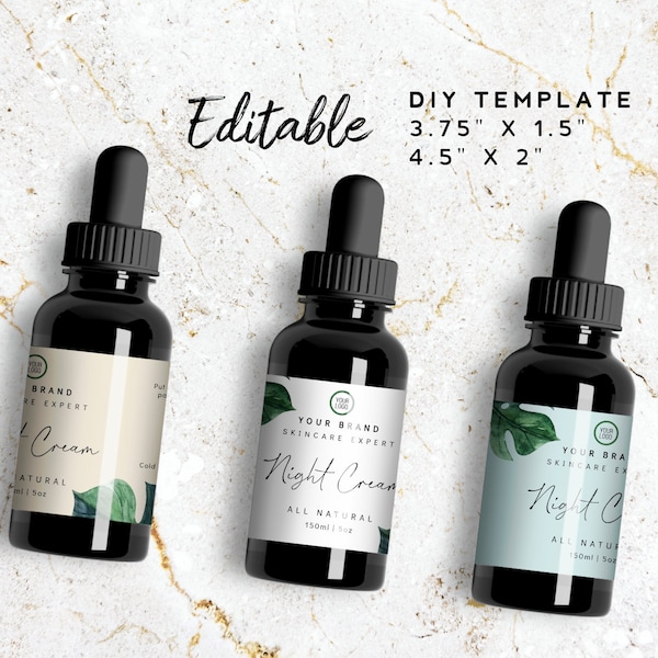 Serum Template - Etsy