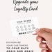 Coffee Loyalty Card Template - Coffee Rewards Card Printable, Cafe ...
