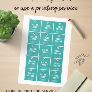 Printable Hang Tag Template - Blue Product Tag Template for Small ...