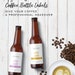 Editable Coffee Label Template - Custom Latte Label, Coffee Roaster ...