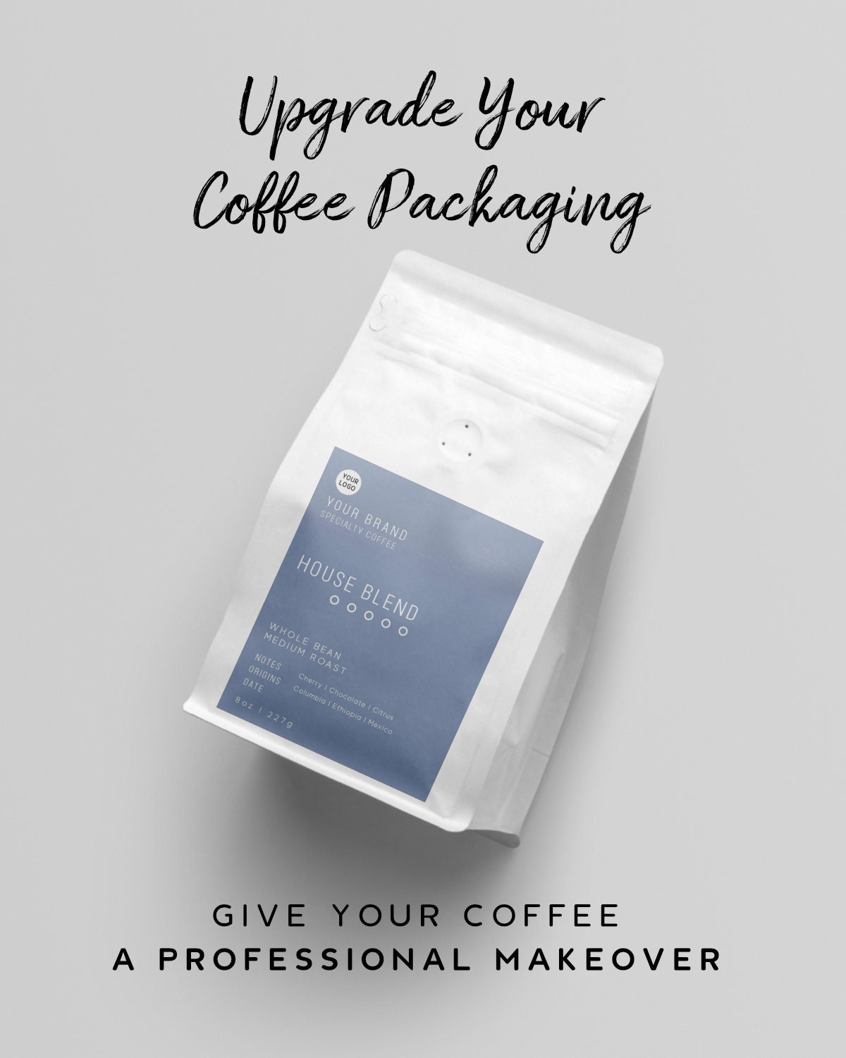 Minimalist Product Label Template Coffee Label Design - Etsy
