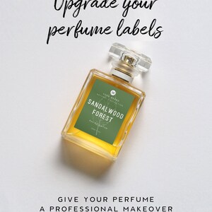 Colorful Perfume Label Template - Fragrances Label, Perfume Packaging ...