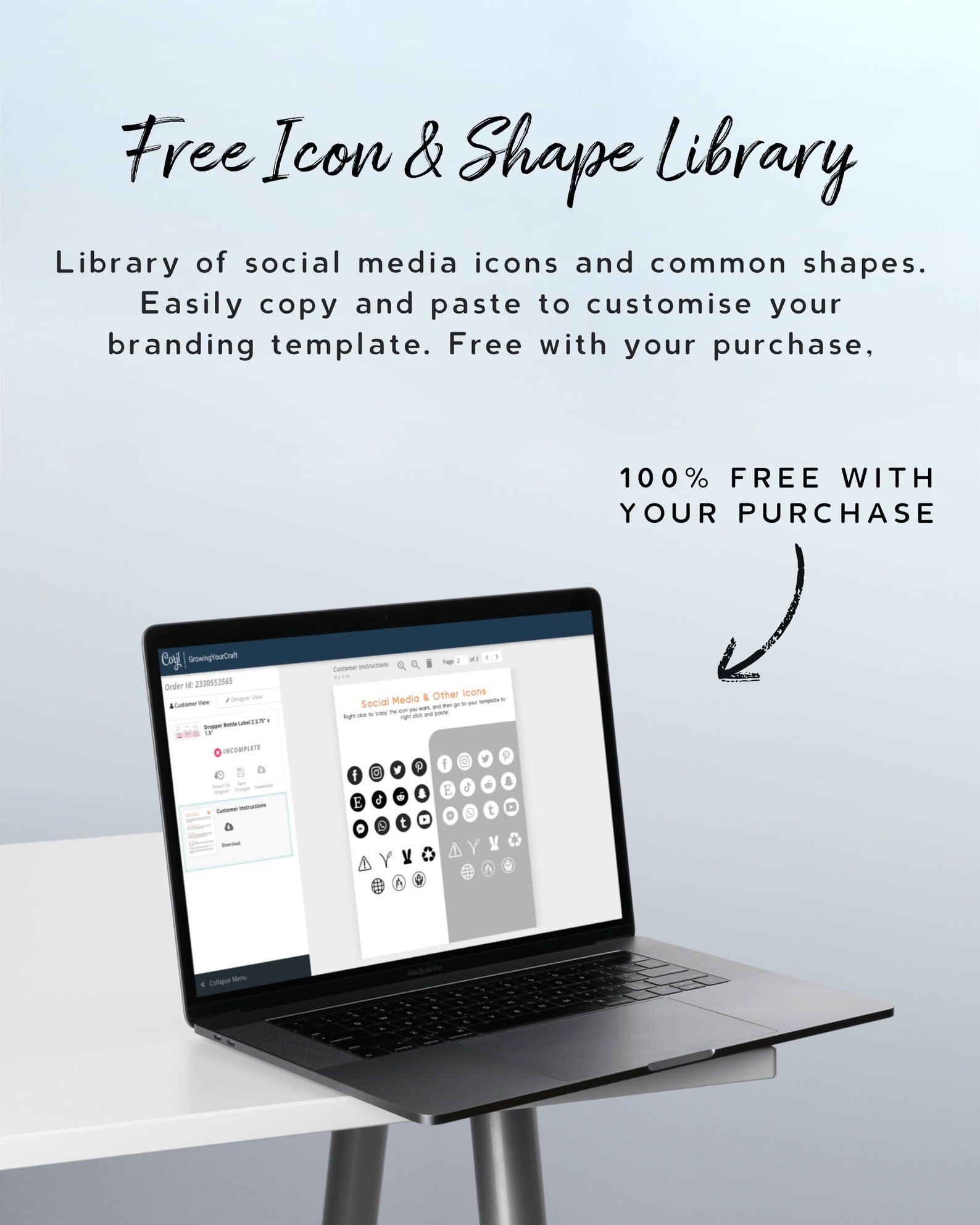 Black Product Label Template Minimalist Bottle Label | Etsy