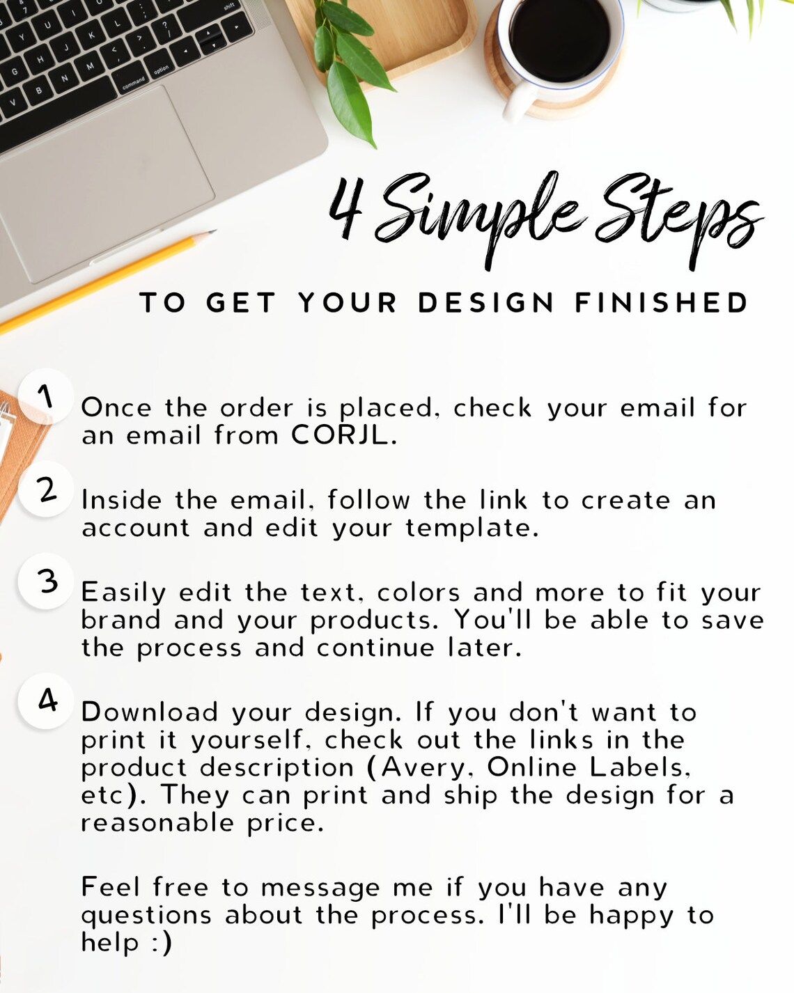 Minimal Box Seal Sticker packaging Design Editable Box Label | Etsy