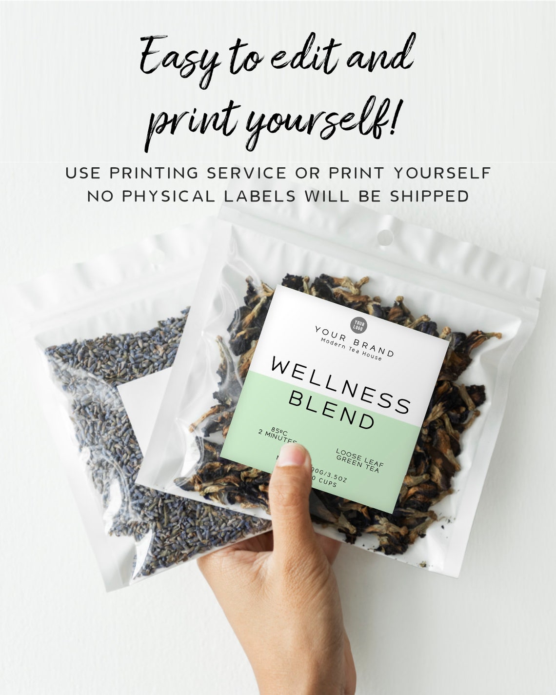 Editable Container Label Template Printable Product Label | Etsy