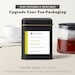 Printable Tea Label Template Editable Product Label, Natural Tea Pouch ...
