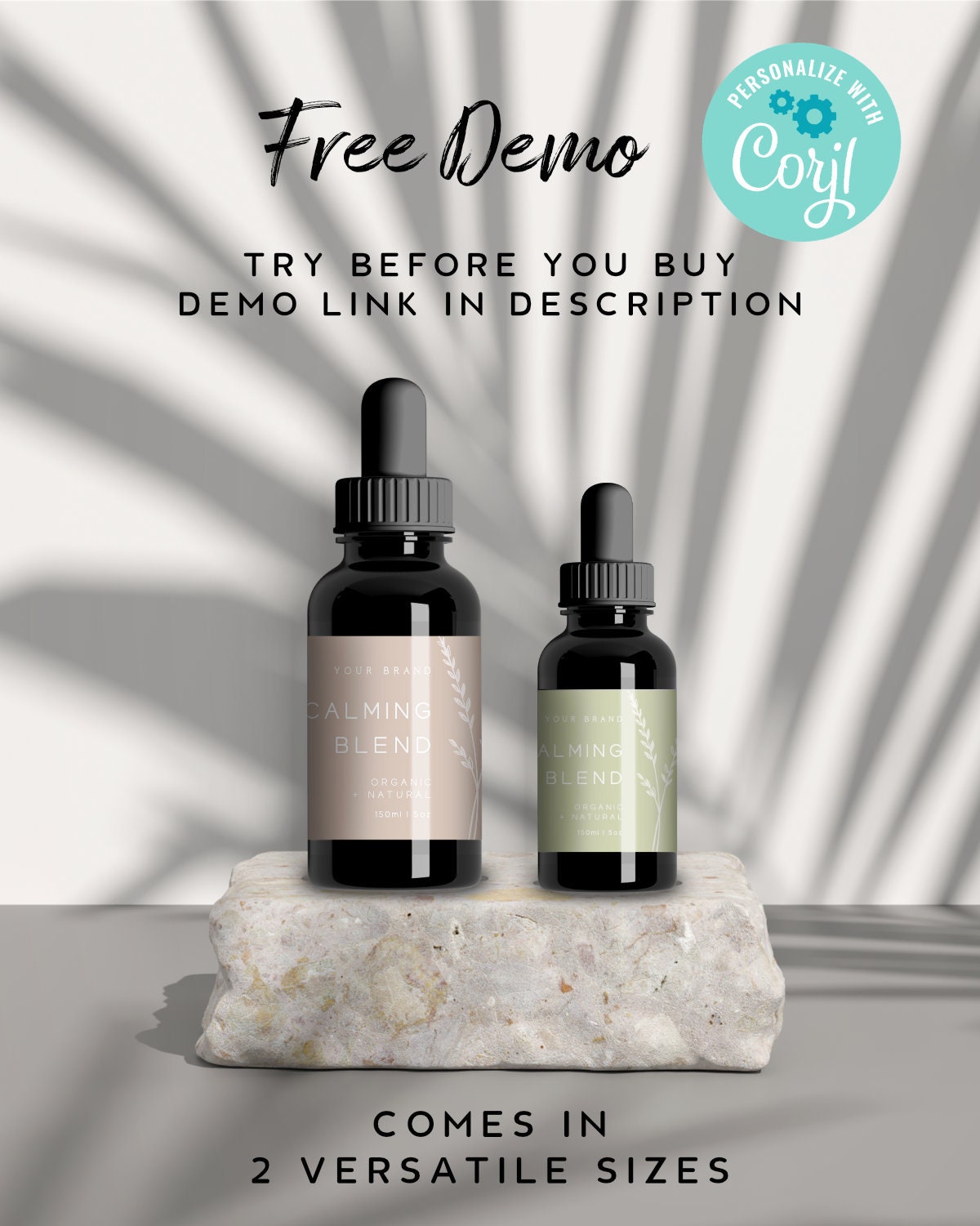 Pastel Floral Label Template Bottle Label Design Template - Etsy