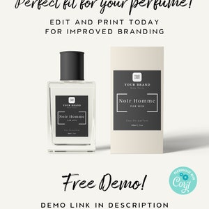 Custom Perfume Label Custom Product Label Packaging - Etsy