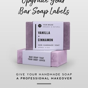 Soap Label - Editable Color, Product Label Template, Handmade Soap ...