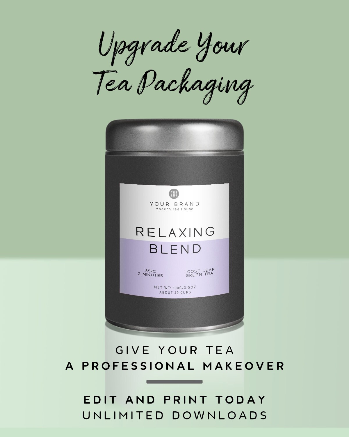 Editable Container Label Template Printable Product Label | Etsy