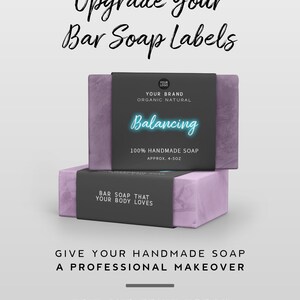Printable Soap Label - Neon Light, Black Product Label, Soap Label ...