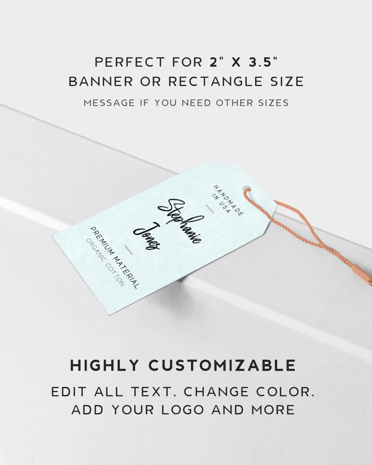 Printable Hang Tag Template Product Tag Template for Small - Etsy