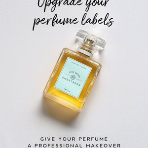 Perfume Branding Label Template - Product Branding Template, Product ...