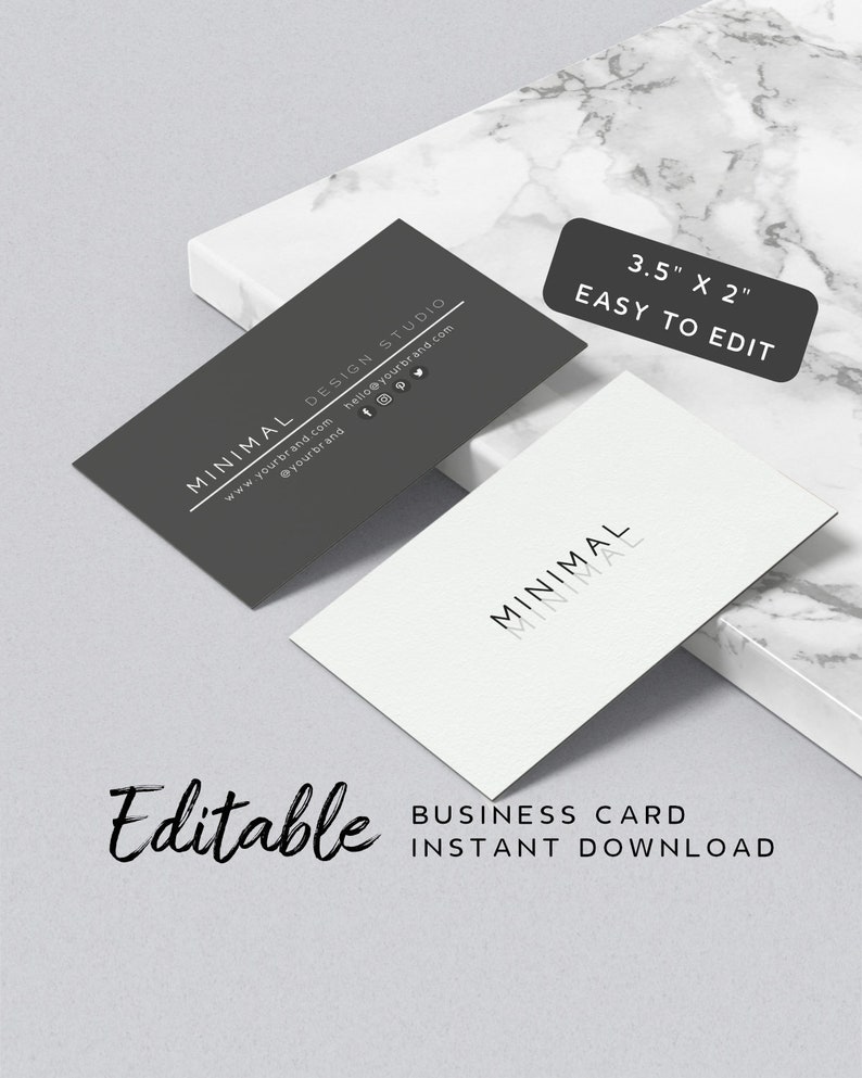 editable-business-card-template-minimalist-business-card-etsy