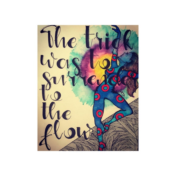Surrender to the Flow - Etsy