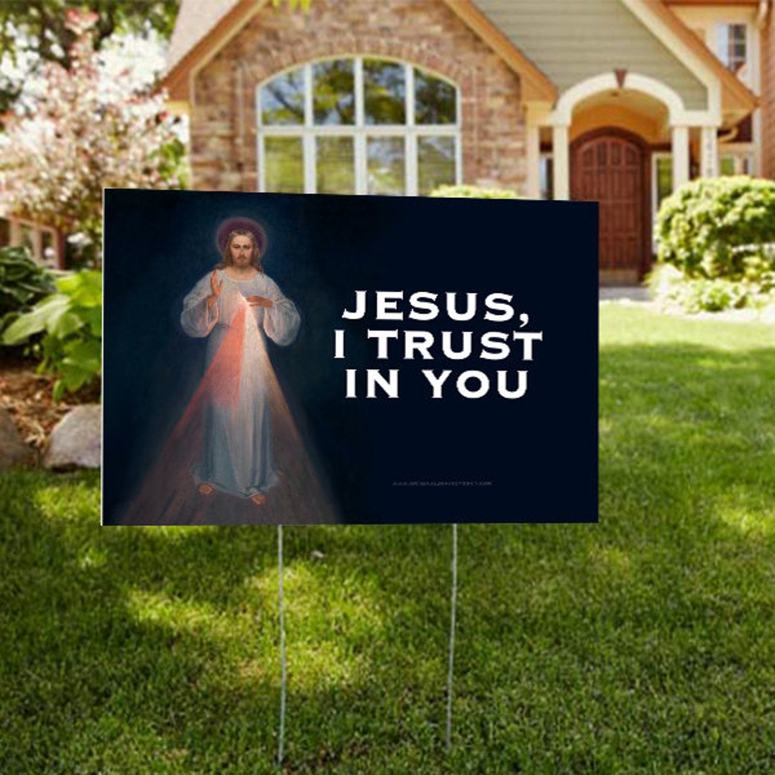 Original Divine Mercy Yard Signs - Etsy